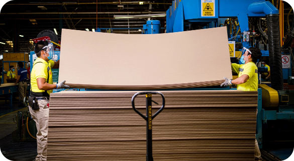 Láminas de cartón corrugado Grupak